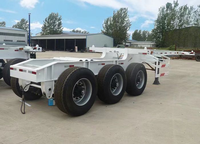 Tandem container flatbed transport semi-trailer Supplier China