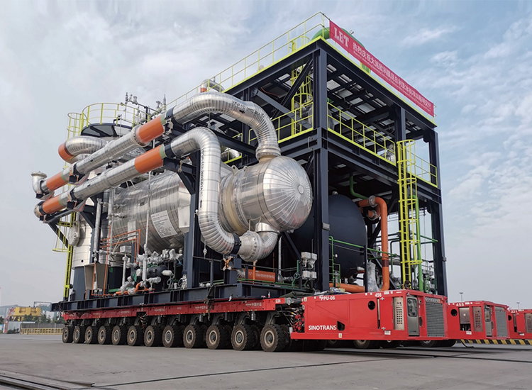 Export SPMT self-propelled hydraulic module vehicle