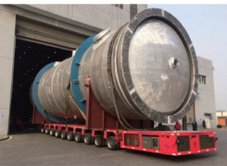 Export SPMT self-propelled hydraulic module vehicle